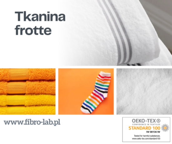 Tkanina frotte / badanie wskaźnika frotte – Fibro-Lab